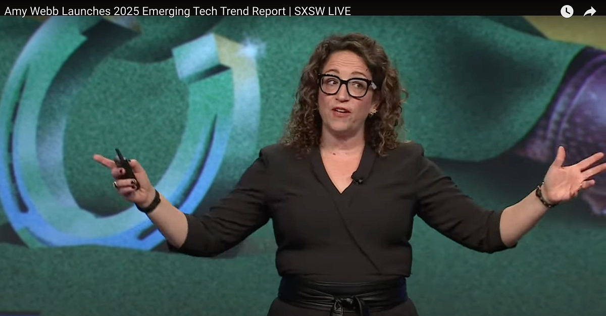Amy Webb’s Tech Forecast at SXSW 2025 — Entering the Beyond | by ...