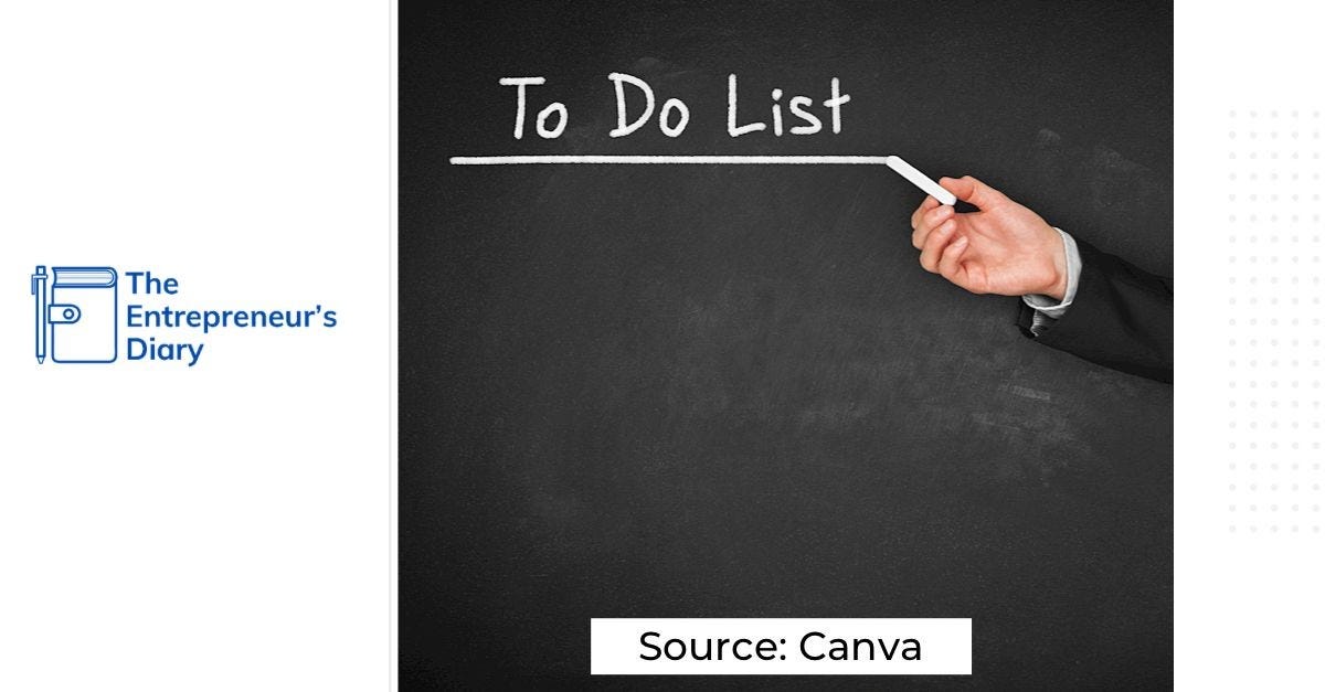 Tips to build a smart to-do-list for an entrepreneur | by Samuel ...