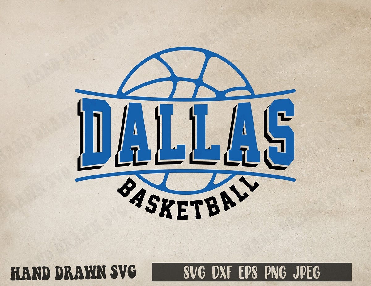 Dallas Basketball Svg, Dallas Basketball Png, Basketball Cricut file ...