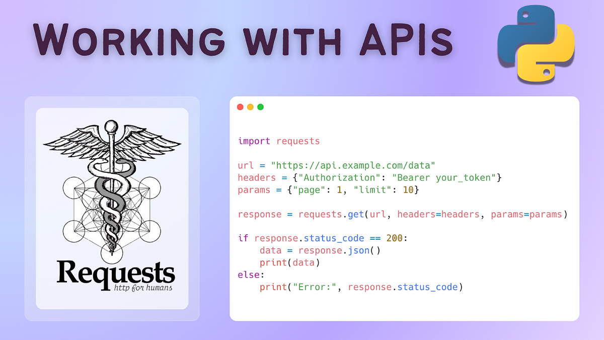 APIs in Python! | Full Guide to GET, POST & Authentication with Real-World Examples | by Vatsal ...