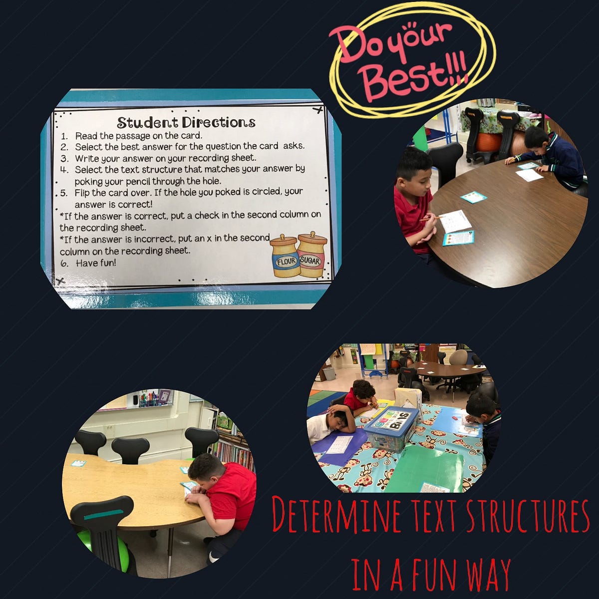 Learning how to determine text structures in a fun and active way. | by ...