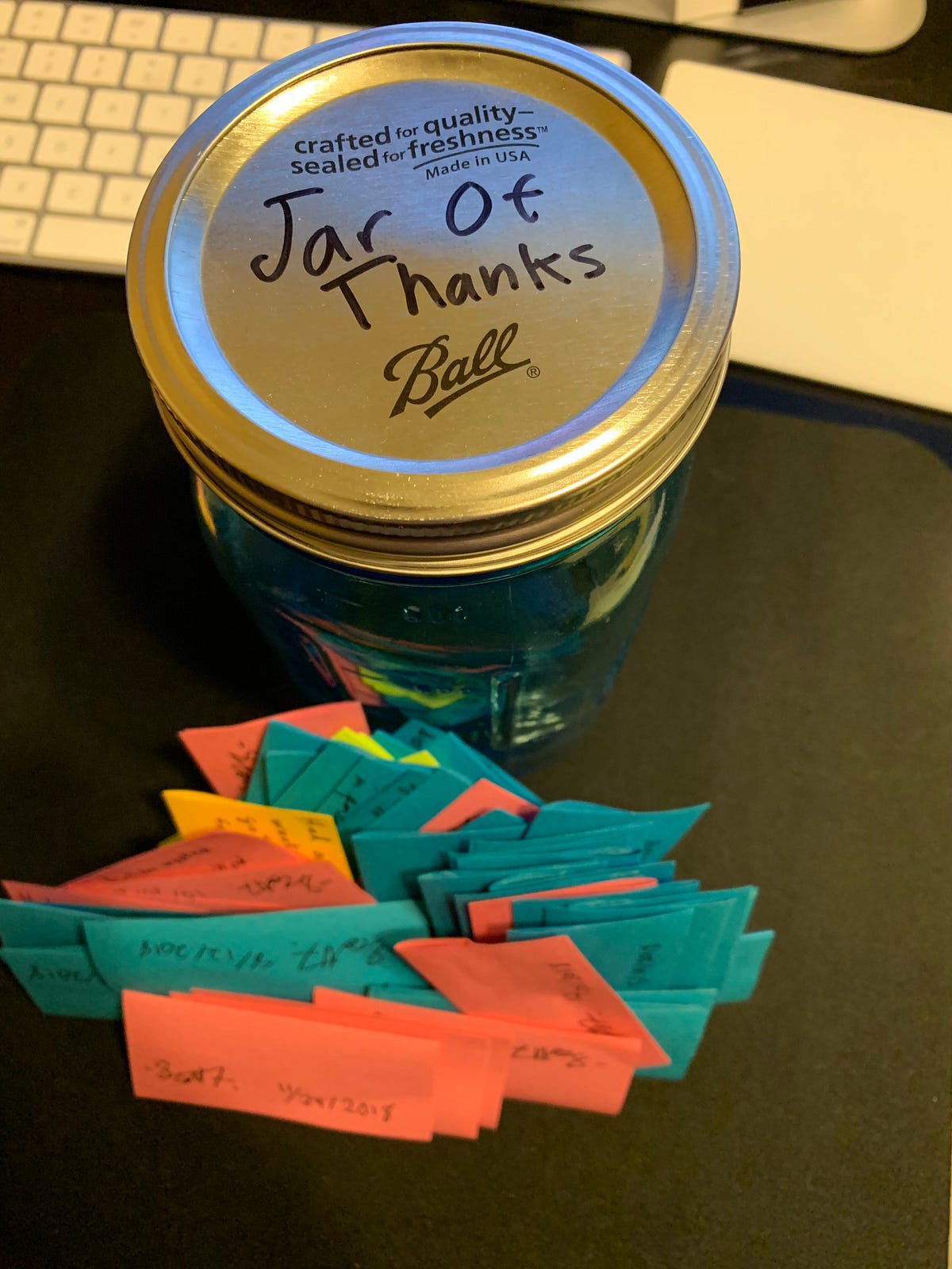 The Jar of Thanks — Reflecting on 2018 | by Scott Ferreira | Medium