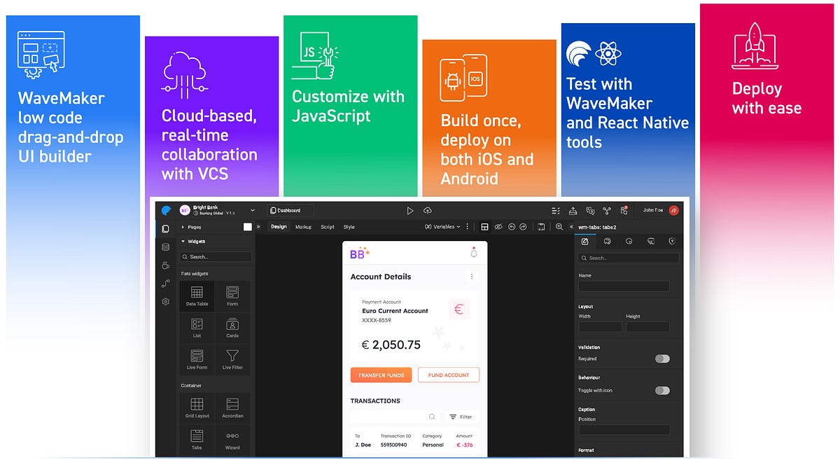 How WaveMaker helps web devs build beautiful native mobile apps fast! | by WaveMaker | Mar, 2025 ...