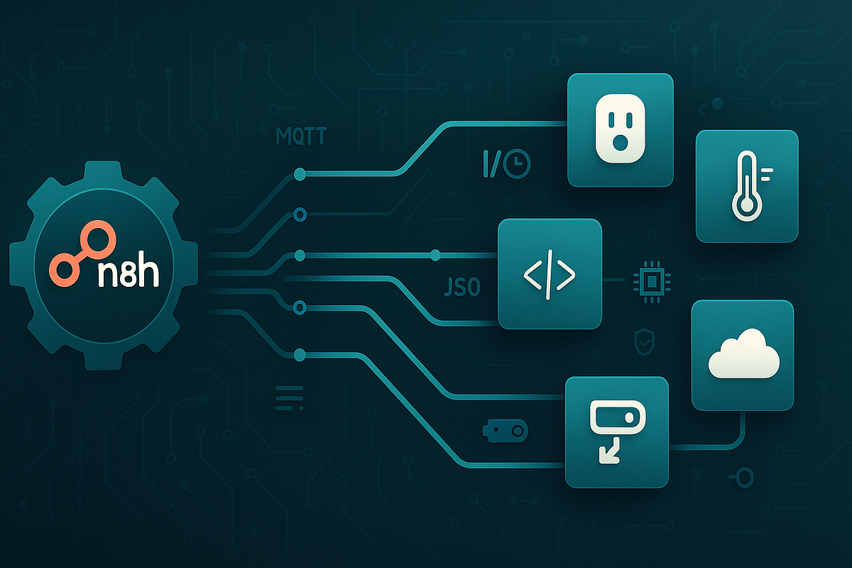 Automating IoT Without Code — The n8n Way | by Hash Block | Medium