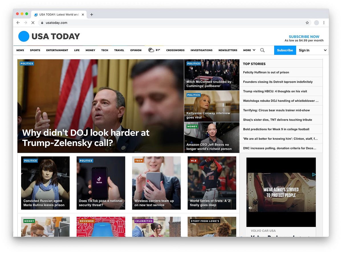 5 Key Pillars of the USA TODAY Redesign | by Nicole Dingess | USA TODAY ...