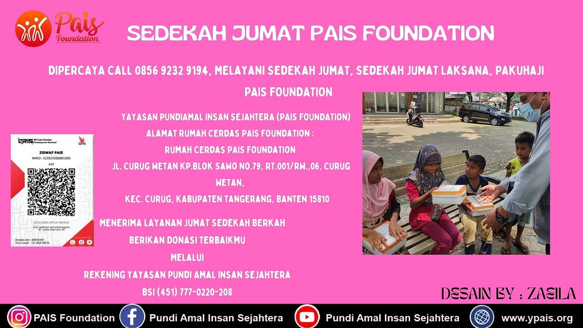 OPEN DONASI Call 0896 9232 9194, Yayasan Yang Menerima Sedekah, Sedekah Jumat , Jenggot PAIS ...