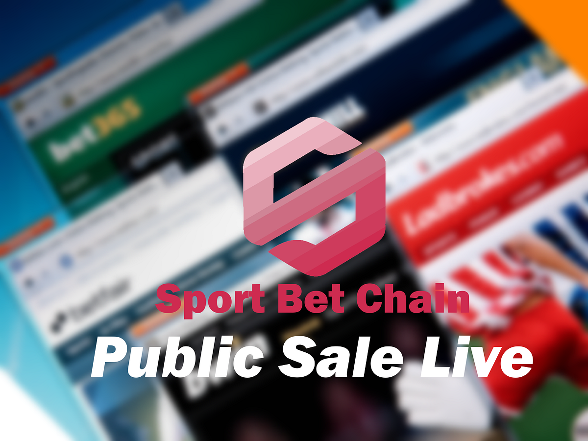 Sport Bet Chain ICO is Live | by SportBetChain | Medium