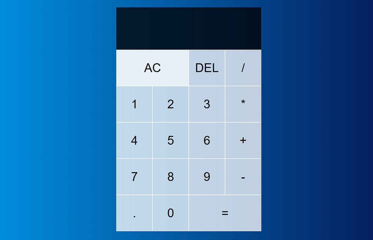 How to build a calculator with React | by Umesha Godawela | Medium