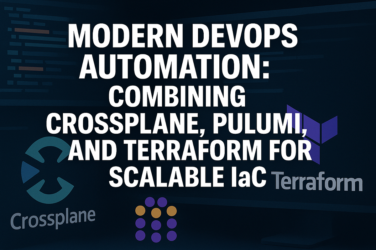 Modern DevOps Automation: Combining Crossplane, Pulumi, and Terraform for Scalable IaC | by ...