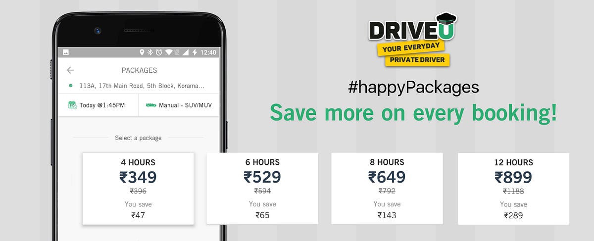 DriveU Introduces Packages!. We are delighted to present the latest ...