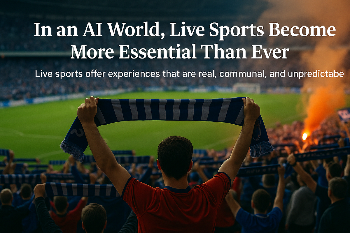 In an AI World, Live Sports Become More Essential Than Ever | by Justin ...