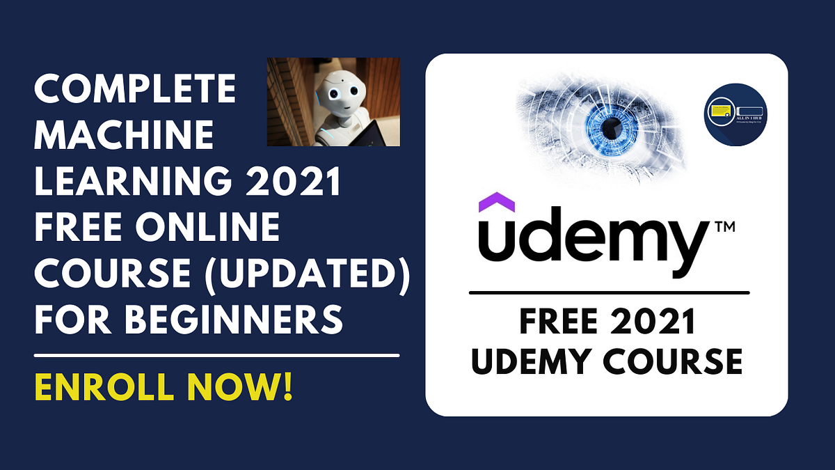 Complete Udemy Free Machine Learning Online Course | Jan 2022 (Updated ...