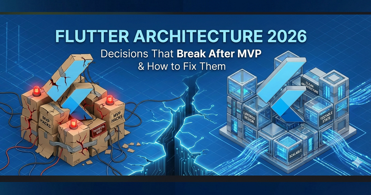 Flutter Architecture Decisions That Break After MVP Stage | by Devang ...