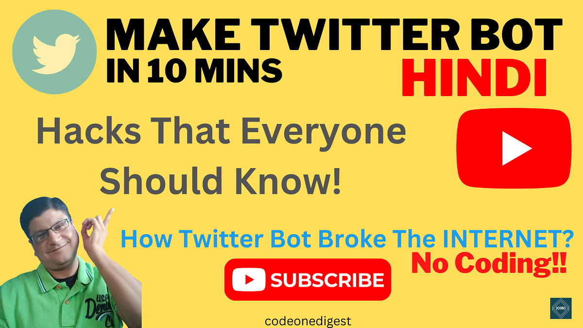 Easy Twitter Bot Tutorial Explained | Hacks That Everyone Should Know | Auto Tweet Reply Quote ...