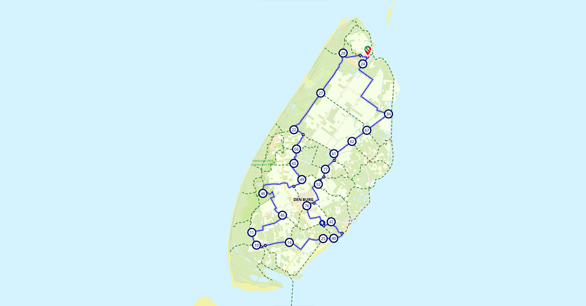 🆓 Lamb Cycling route, Texel (56km) | by Nico Zwaneveld | Medium