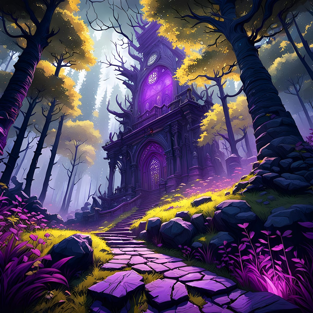 Deep in the forest is our Land. YOU standing there, screaming with a ...