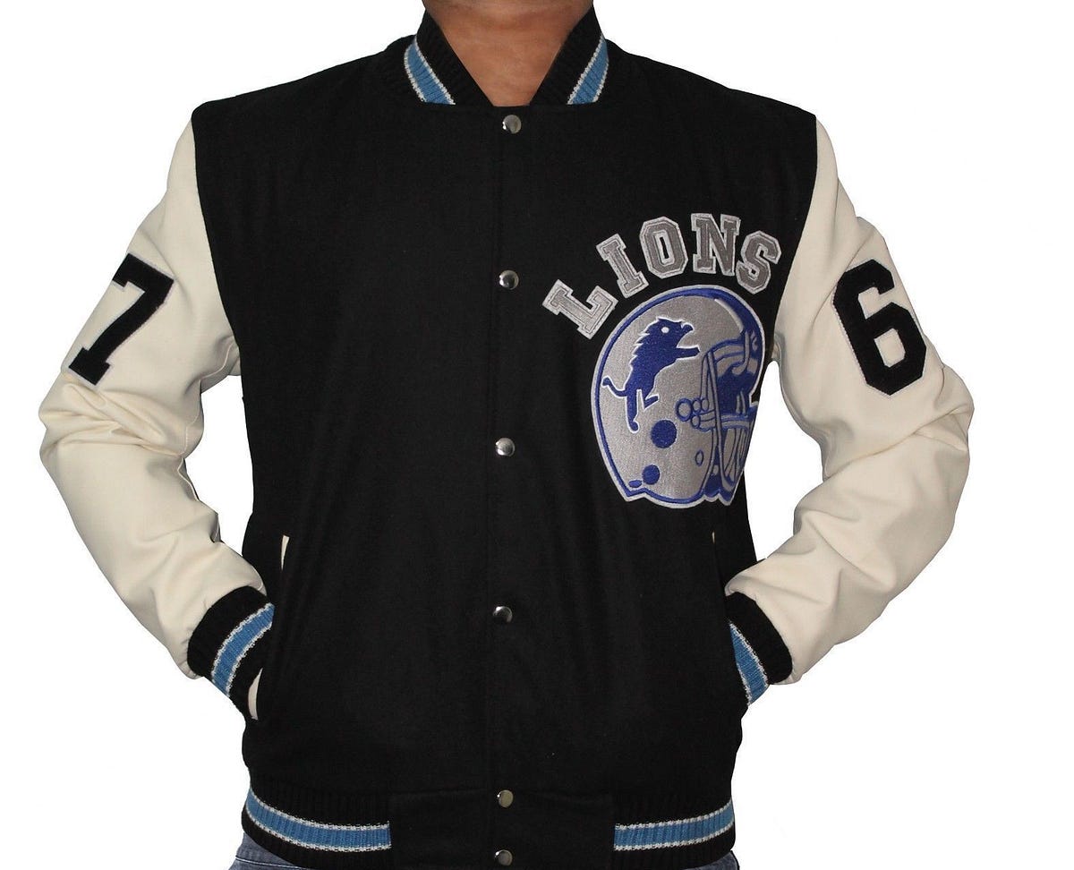 Detroit Beverly Hills Lions Wool Bomber Letterman Jacket | by Melissa ...