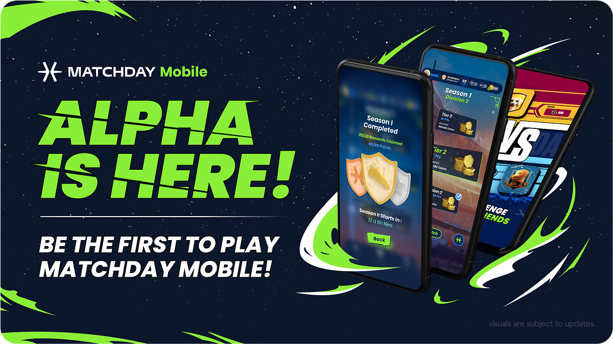 Alpha is Here! Be the FIRST to Play Matchday Mobile | by matchday | Medium