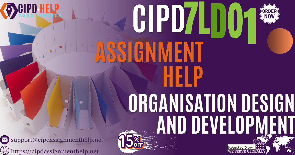 CIPD 7LD01 Organisation design and development | by CIPD ASSIGNMENT ...