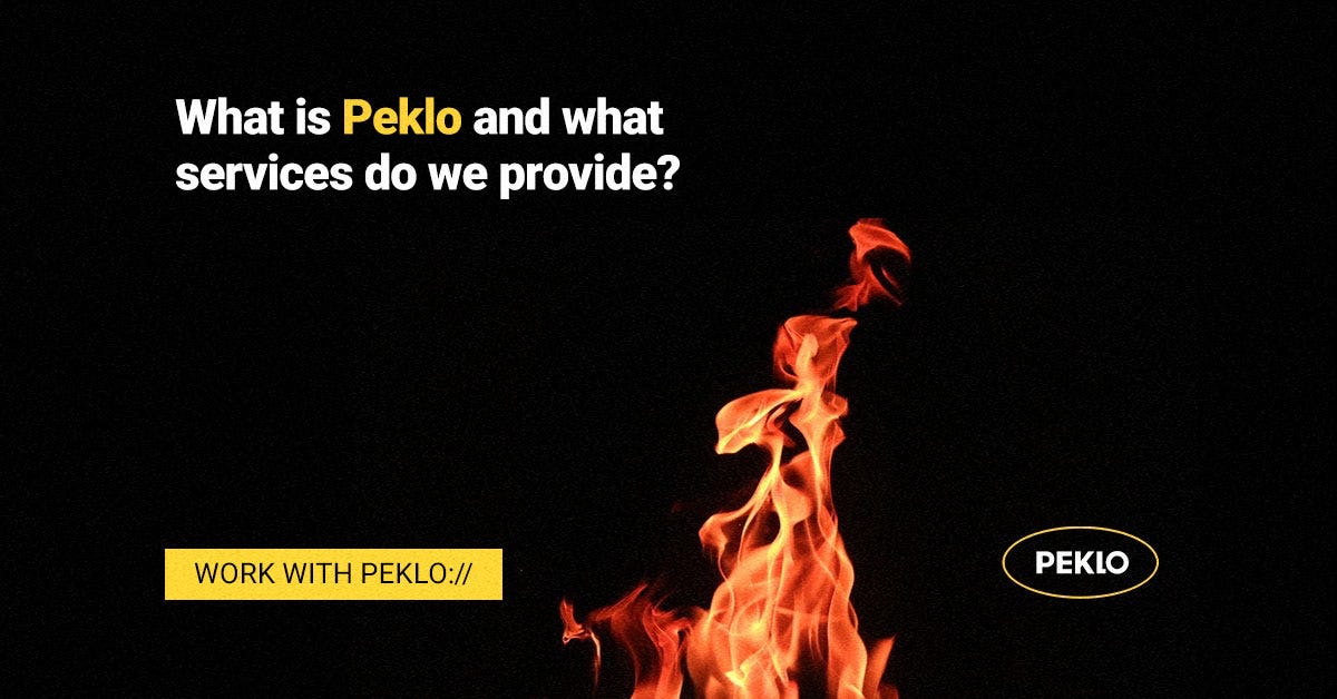 What is Peklo and what services do we provide? | Блог студии Peklo ...