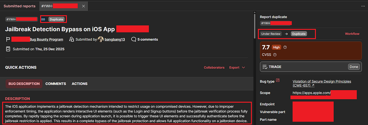 Bypassing Jailbreak Detection on iOS Application via UI Race Condition ...