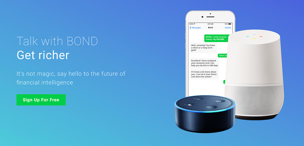 Meet BOND, a Bot That’ll Make You Richer! | by Uday Akkaraju | Chatbots ...
