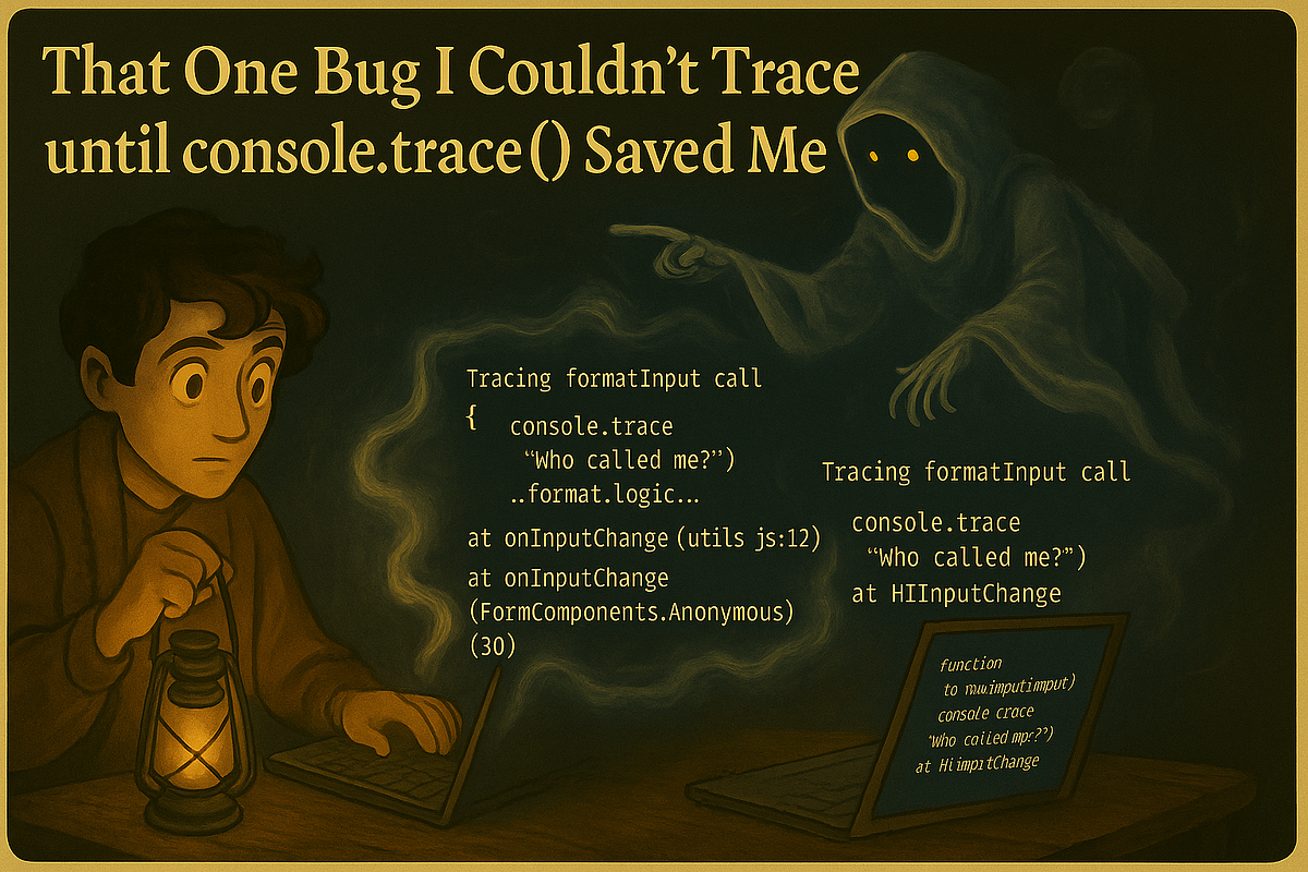 😱 The Bug That Haunted Me for Days… Until console.trace() Exposed Its ...