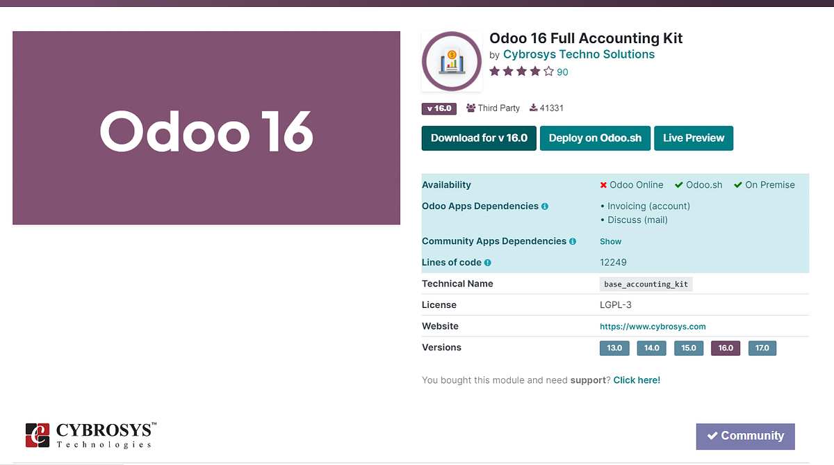Install Modul Extra Full Accounting Kit, Open HRMS Core, dan Open HRMS Employee Appraisal pada ...