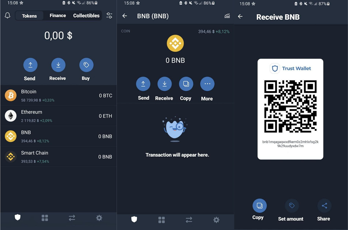 How to Set Up and Use Trust Wallet for Binance Smart Chain | by ...