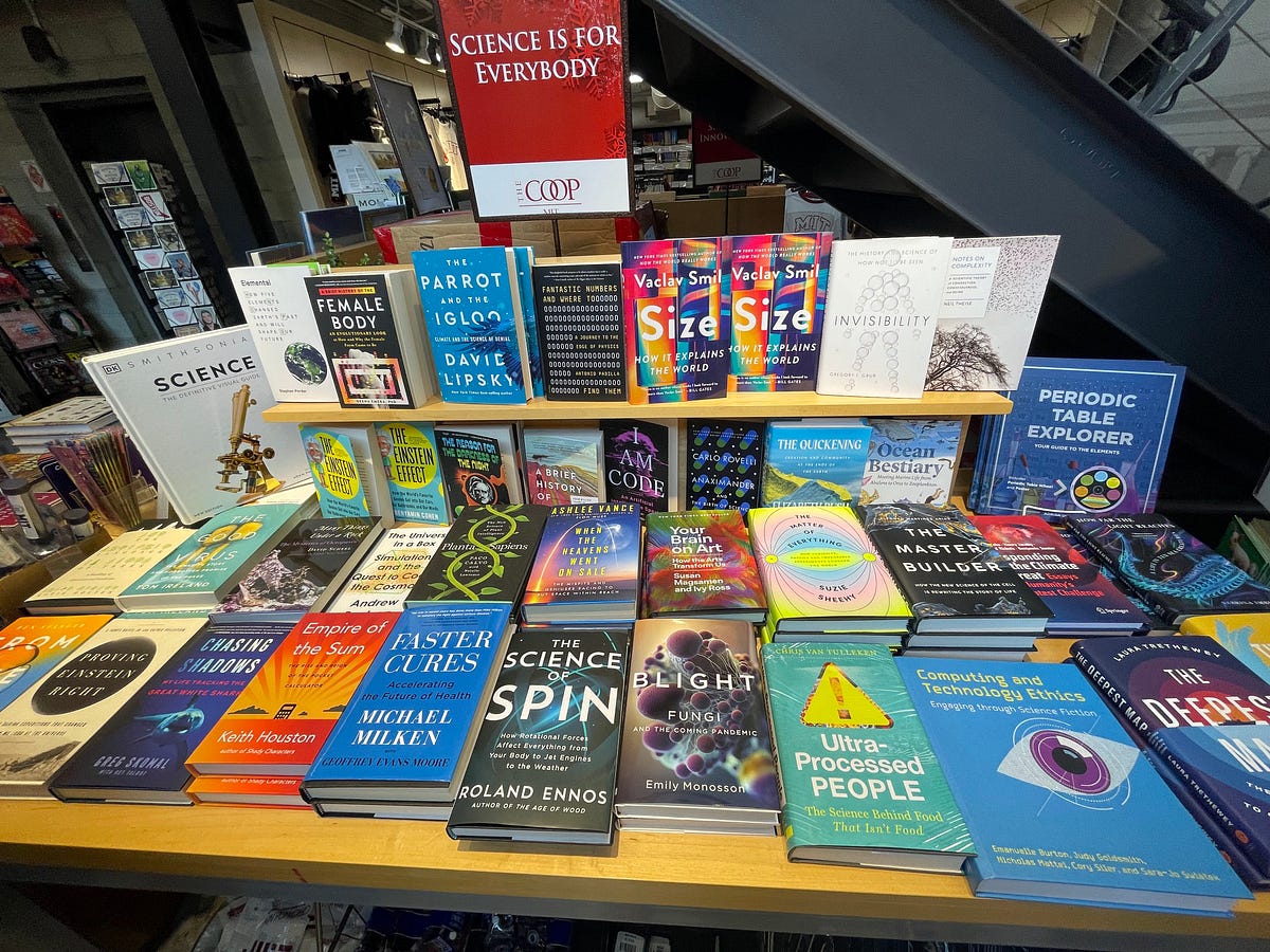 Books I Got at MIT (And Some I’ll Get Later) - Nicole Yang - Medium