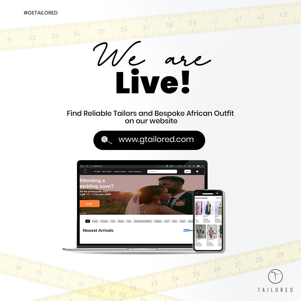 Tailored Launches E-commerce Platform! | by Get Tailored | Medium