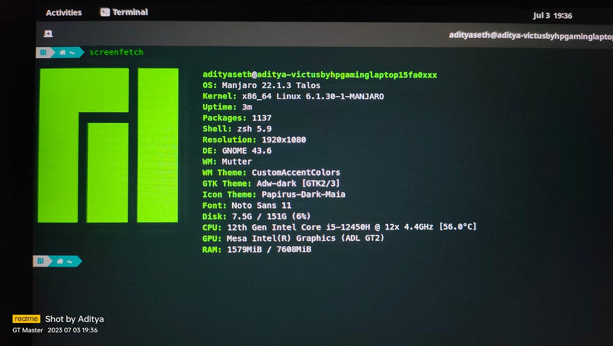 Manjaro-22.1.3 Dual-Boot Installation Guide | by Aditya Seth | Medium