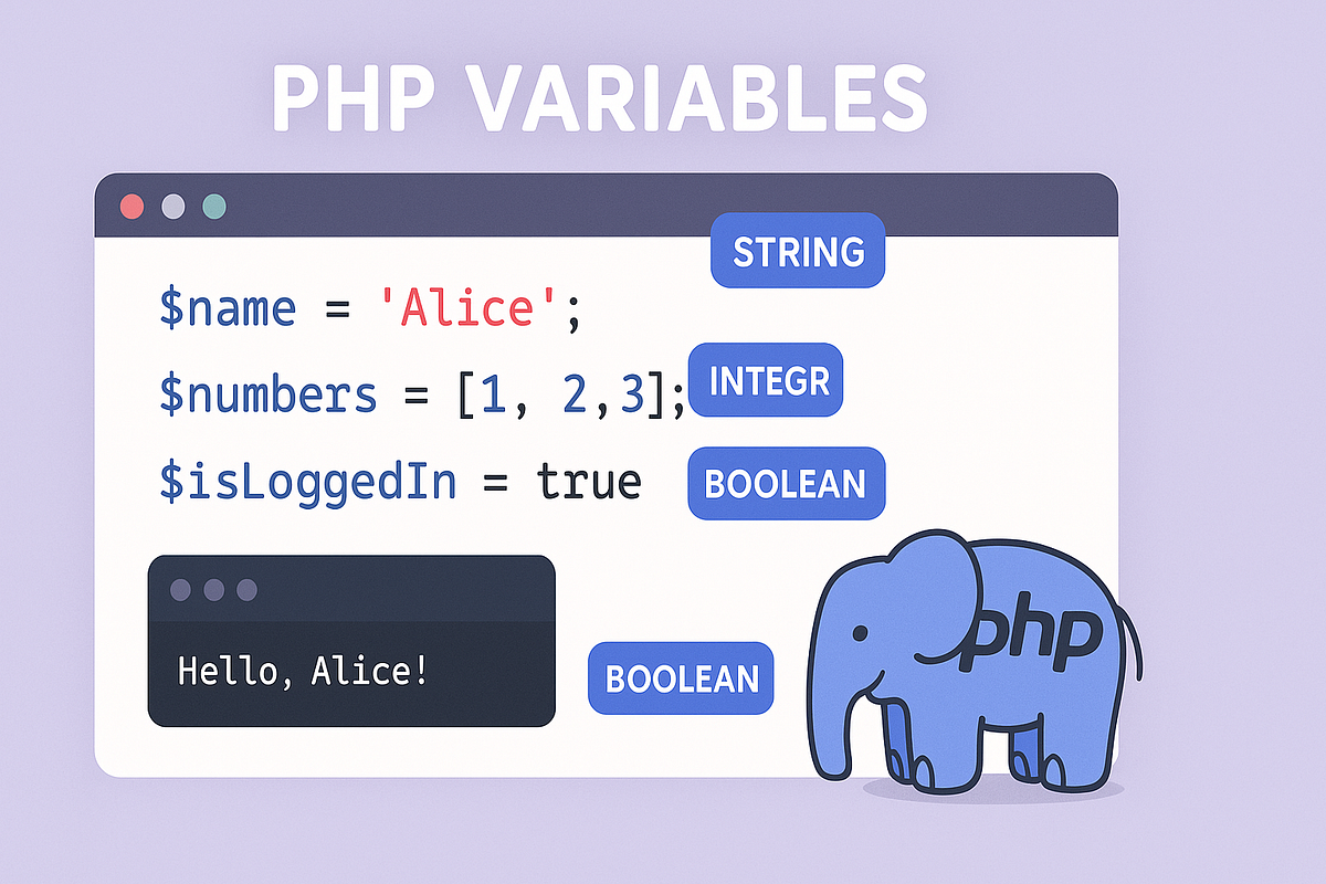 🧠 PHP Variables, Arrays, and Data Types — Core Concepts Every PHP Dev Should Know | by Nikulsinh ...