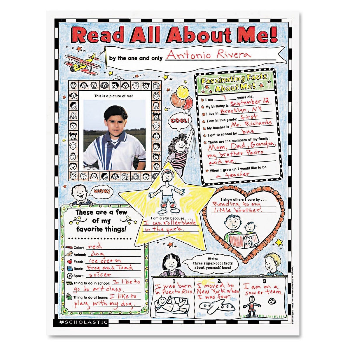 [READ] Instant Personal Poster Sets: Read All About Me: Big Write-and ...
