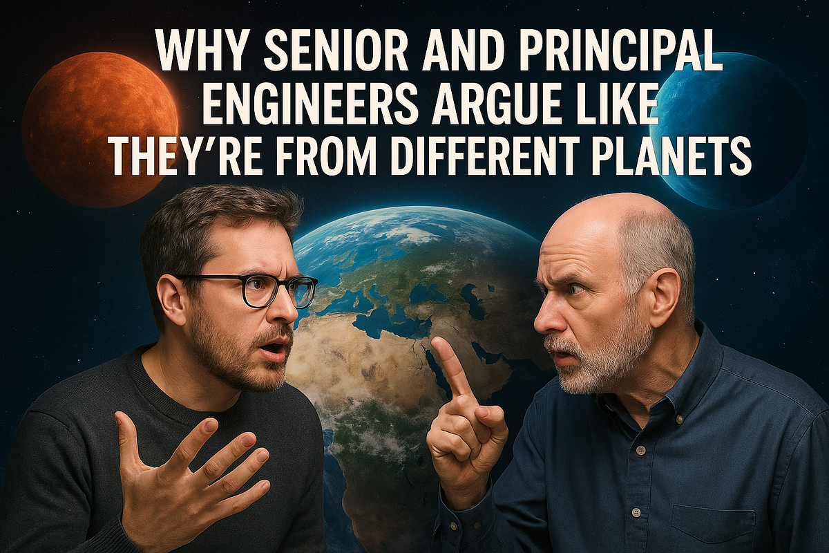 Why Senior and Principal Engineers Argue Like They’re from Different Planets | by Kavya's ...