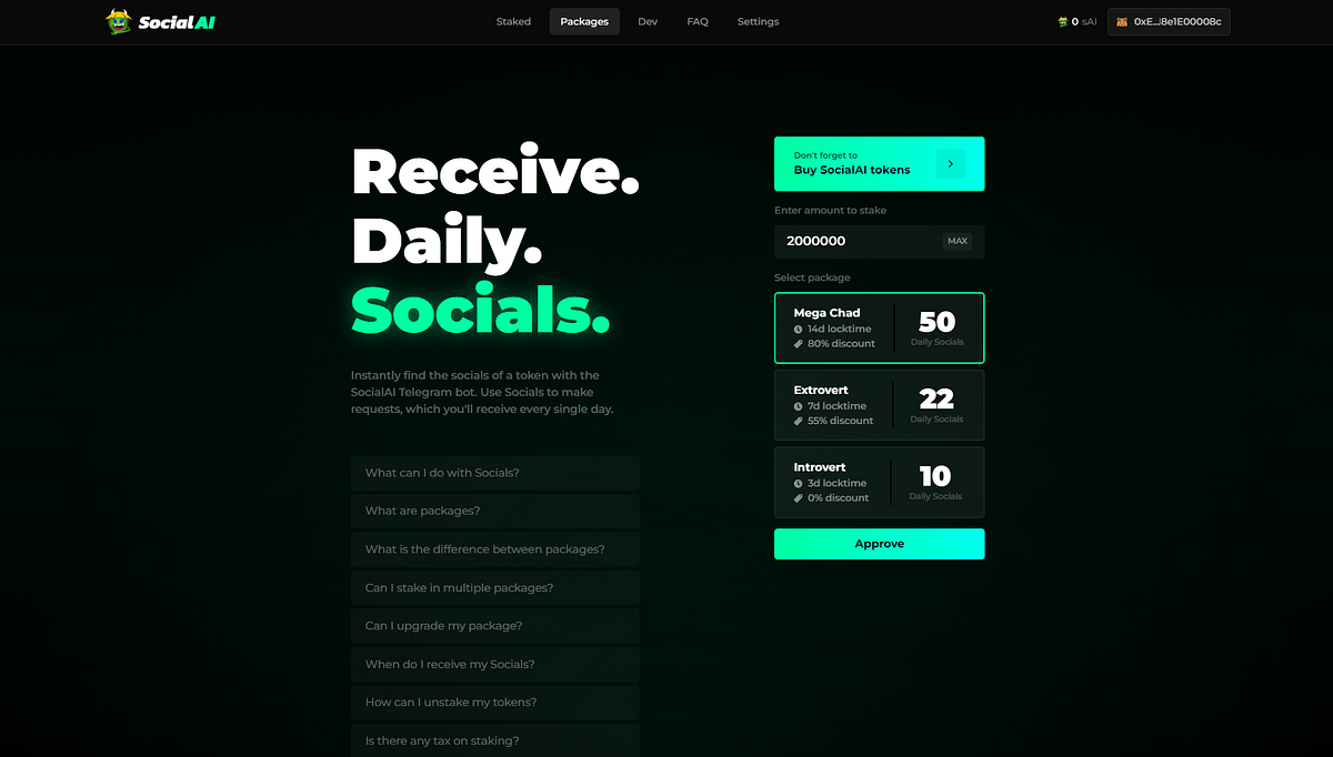 Instantly find the Socials of any token — The SocialAI Ecosystem | by ...