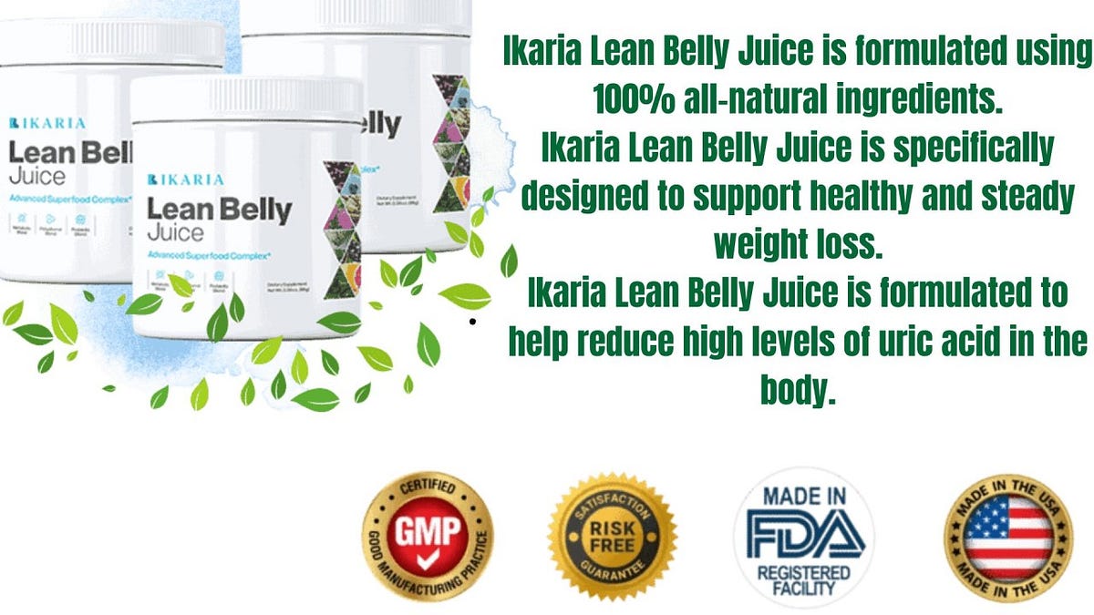 Ikaria Lean Belly Juice [02.01.2024] The Is Official Website — Exposed ...