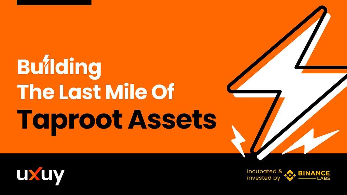 UXUY Founder Kevin: How to pave the last mile of Taproot Assets for the ...