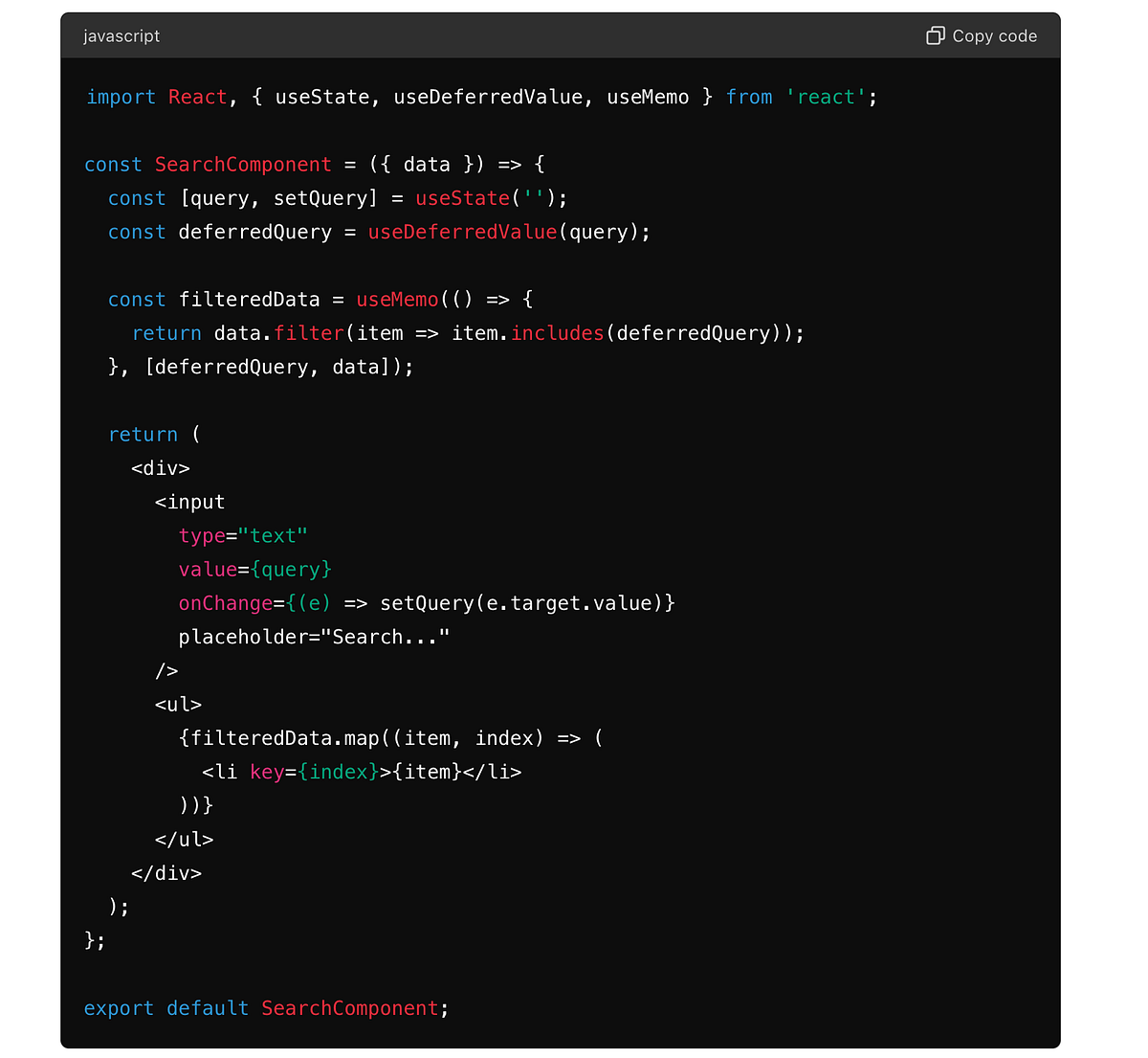Understanding useDeferredValue in React 18: Enhancing Performance with ...