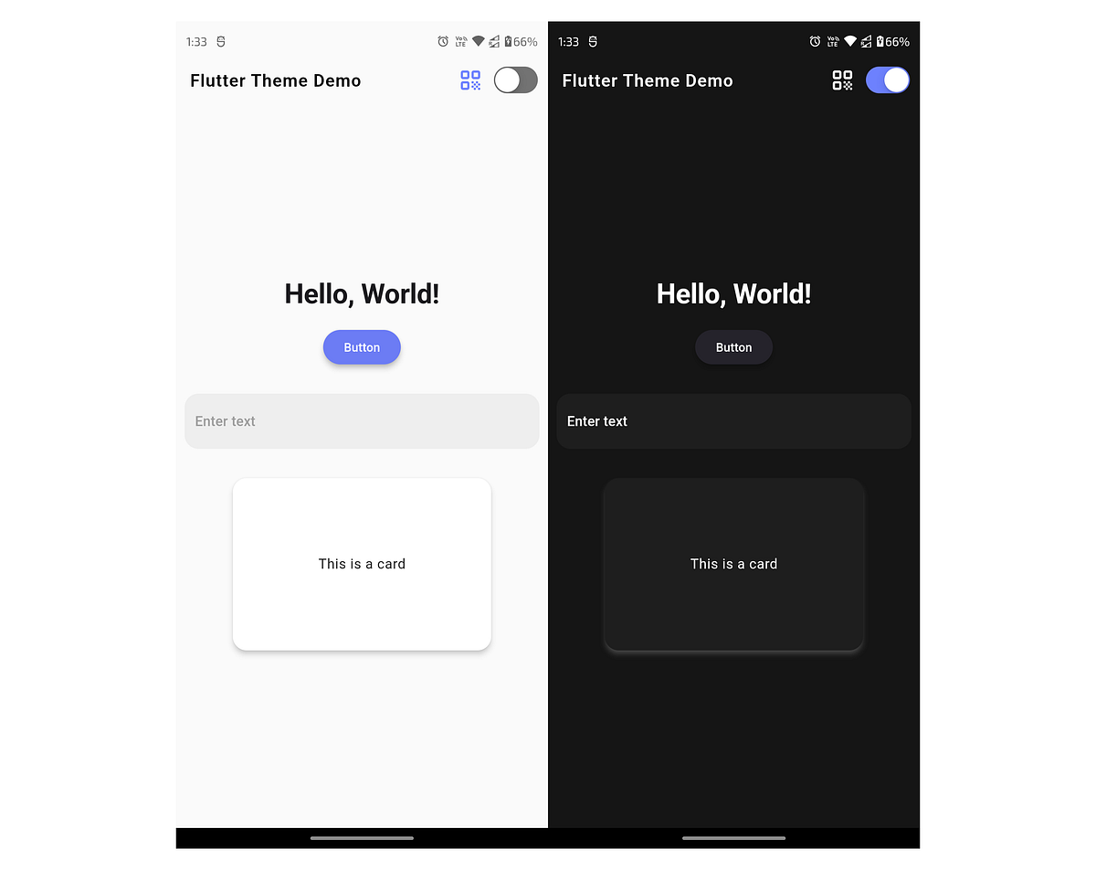 Flutter Dark and Light Theme Simple And Easy Way ! | by Coders Circle | Medium