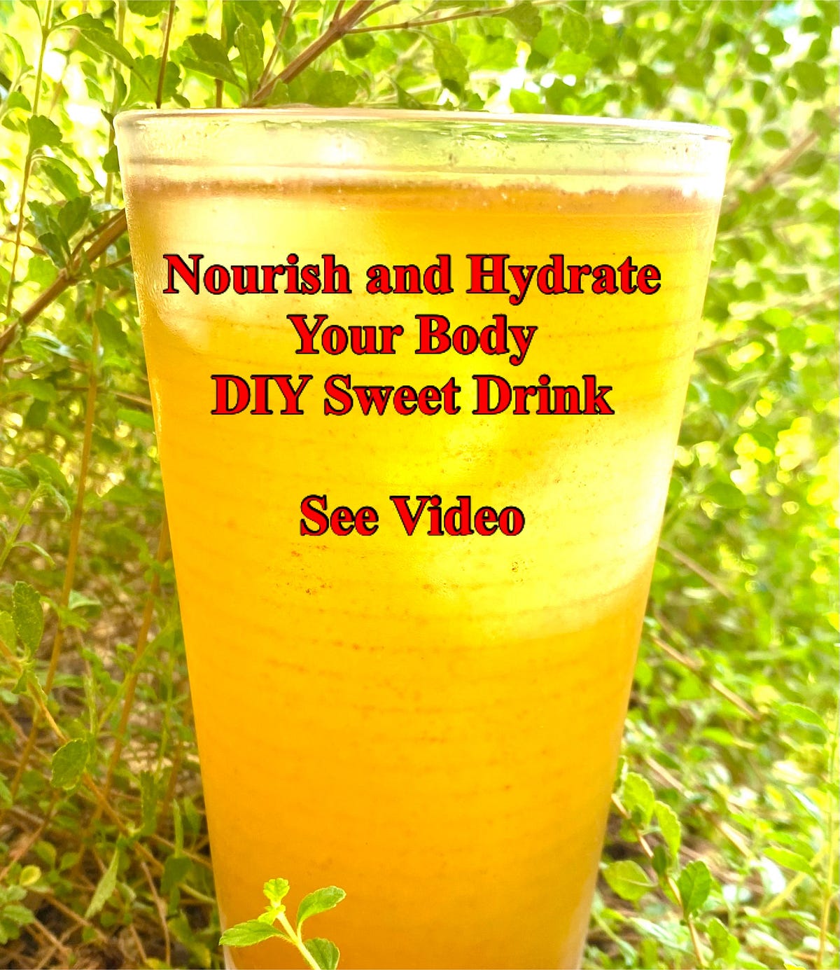 Nourish and Hydrate Your Body — DIY Sweet Drink - Dr. Paul Haider ...