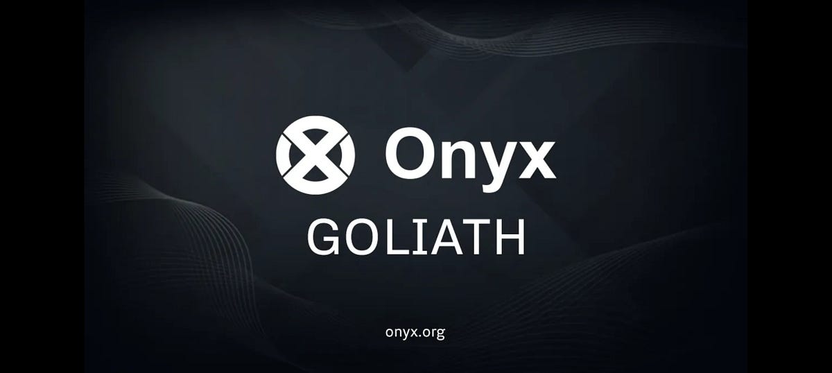 Onyx Goliath: The Next-Generation Layer 1 Blockchain Revolutionizing ...