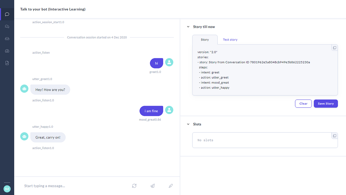 Create a simple chatbot with rasa-x and integrate with web | by DLMade | Analytics Vidhya | Medium