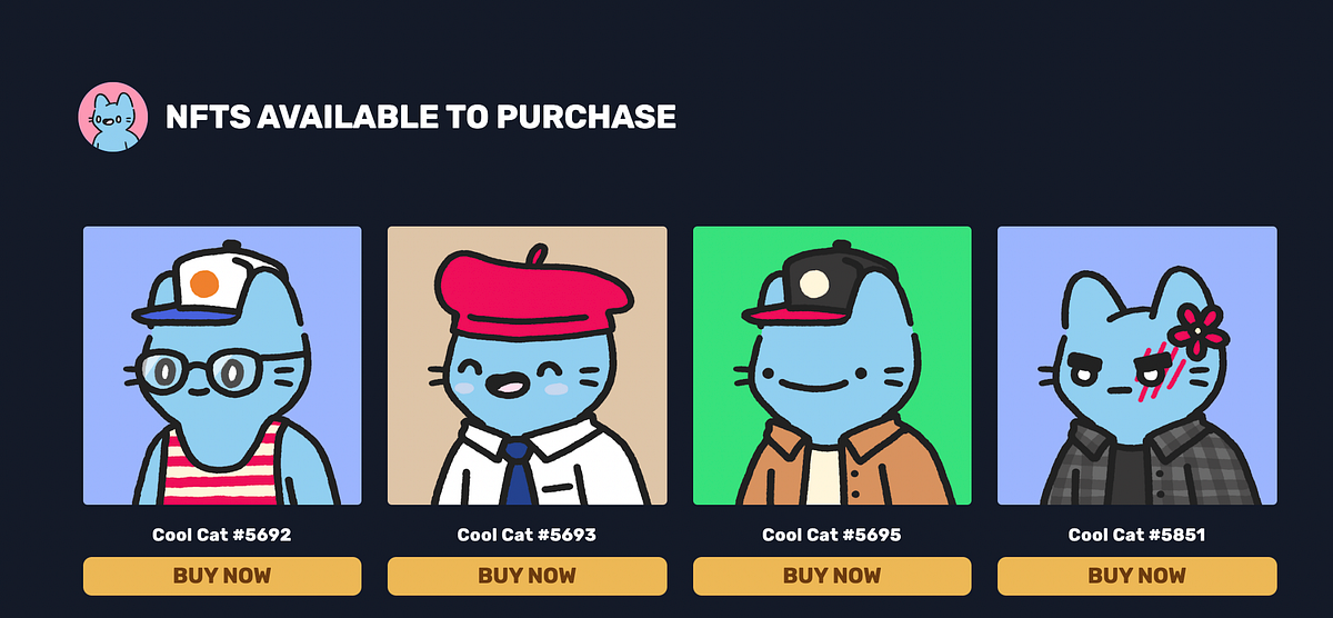 How to Use the Cool Cats Liquidity Pool | by Very Nifty | NFT20 | Medium