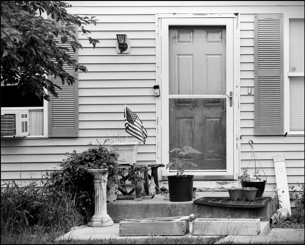 michael at the screen door. michael came by leaving muddied shoes… | by ...