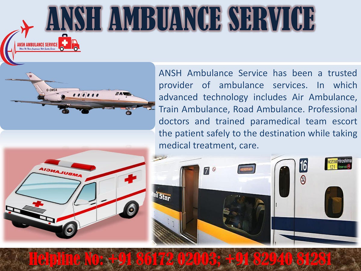 Save a life with Advanced Ambulance Services from Kolkata |ANSH | by Rajesh Kumar | Medium