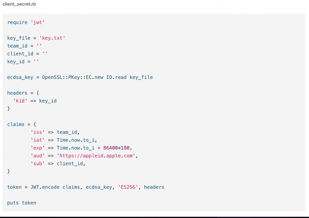 Apple Sign-In -Generate Authentication and Revoke token for Account ...