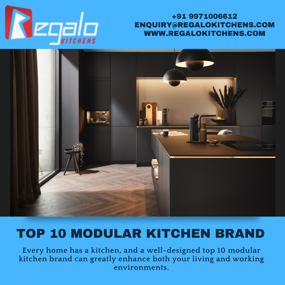 Top 10 modular kitchen brand | Modular kitchen | Regalokitchens ...