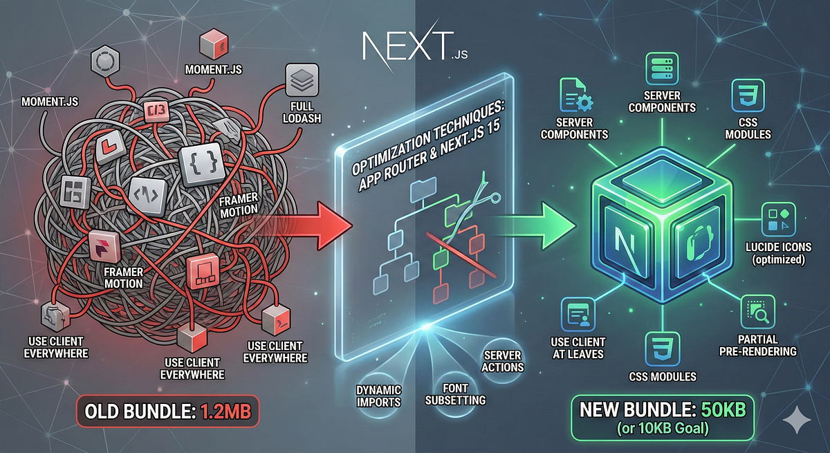 The 10KB Next.js App: Extreme Bundle Optimization Techniques | by Melvin Prince | Better Dev ...