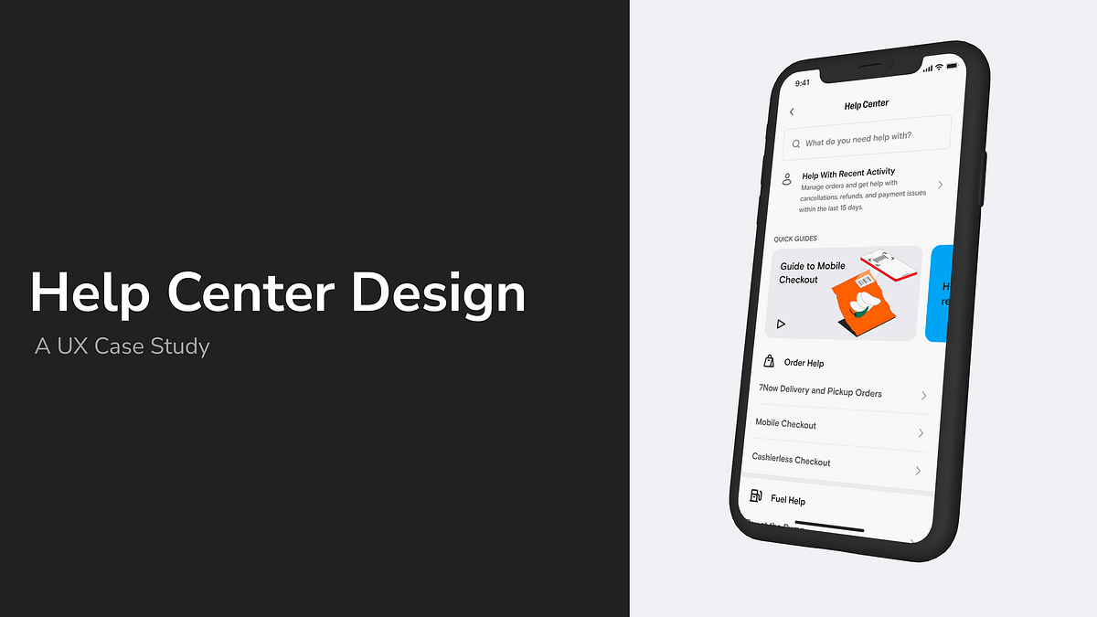Designing a Help Center — UX Case Study | by Sana Yusuf | Medium